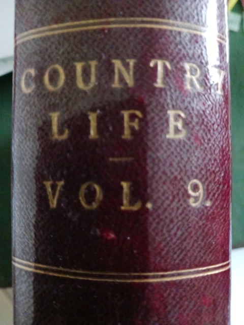 COUNTRY LIFE MAGAZINE Good condition Vol 9: January 1900 to July 1900 £ ...