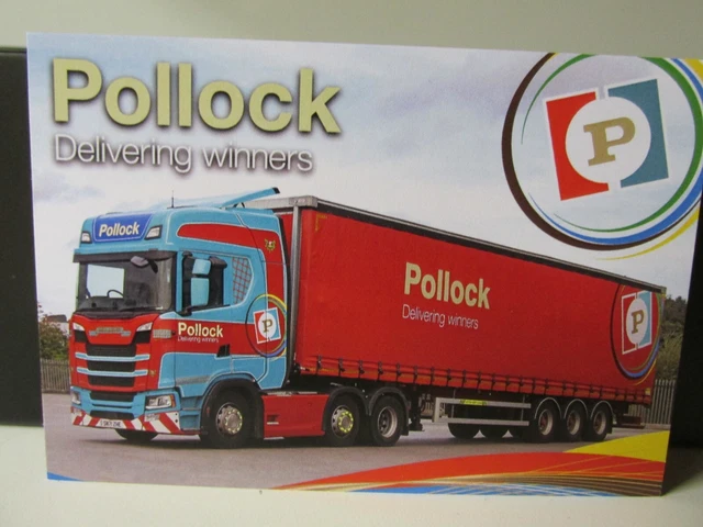 WSI SCANIA S H/Line 6X2 T/Steer+C/Side Trailer-Pollock-Ltd Edition-1:50 ...