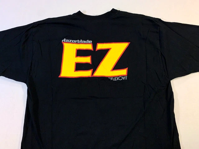 RARE VINTAGE 2000'S Razorblade EZ Cut Off Wheels by Flexovit T-Shirt XL ...