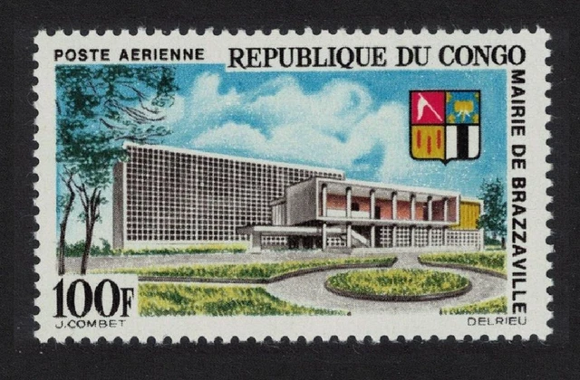 TOWN HALL BRAZZAVILLE Arms Congo 1965 MNH SG#60 $2.68 - PicClick AU