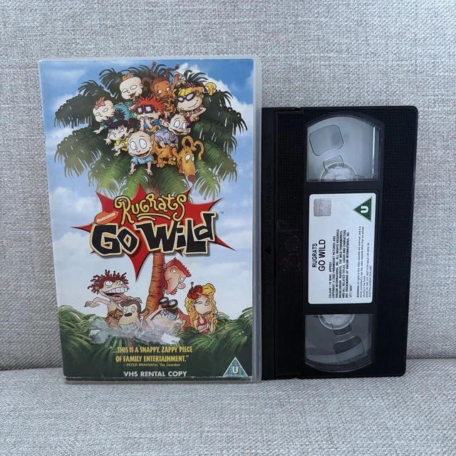 RUGRATS GO WILD - Ex Rental Vhs Video - Nickelodeon / Big Box - Rare £ ...