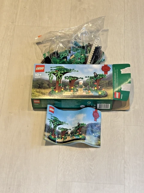 LEGO 40530 JANE Goodall Tribute – Complete in Box with Instructions ...