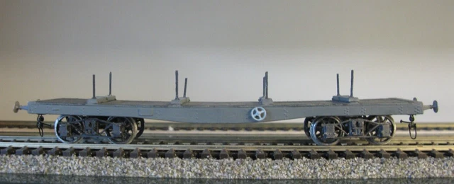 FINESCALE KIT BUILT Parkside Pc24 Br/Lner Bogie Bolster Wagon Quad (Lot ...