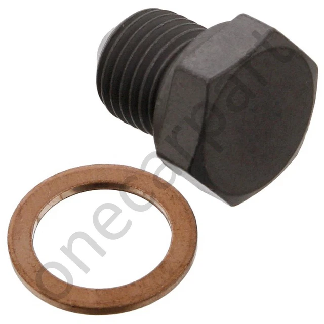 OIL SUMP DRAIN Plug and Seal N0138492 For VAG Audi Seat Skoda VW Febi ...