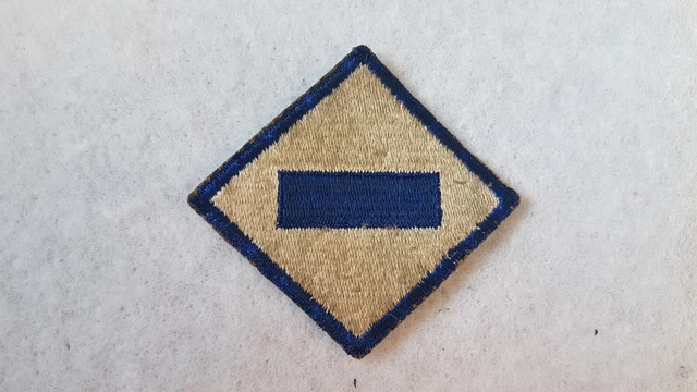 BADGE FLASH EN TISSU DE COMMANDEMENT DE L'ARMÉE AMÉRICAINE 1er SERVICE ...