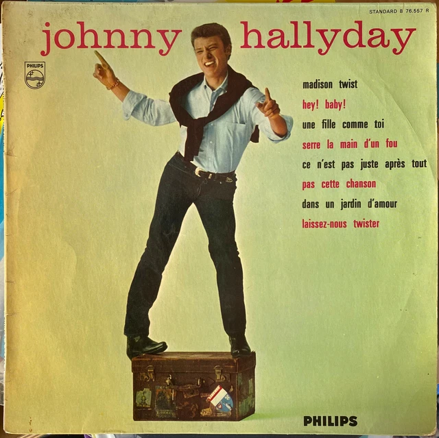 JOHNNY HALLYDAY N°3 Madison Twist 1962 LP 25 cm Original BIEM Mono Impr ...
