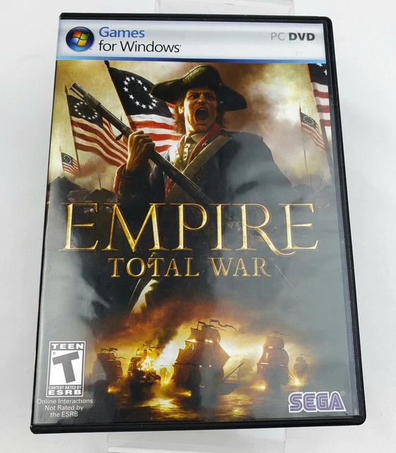 SEGA GAMES FOR Windows PC DVD Empire: Total War (2009) w/ Map Guide ...