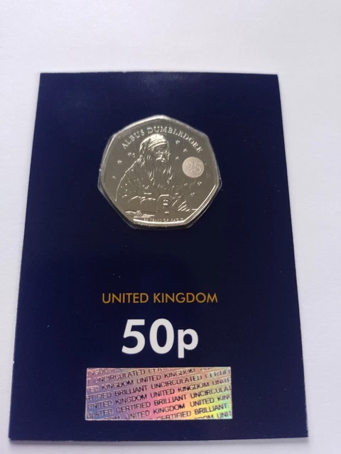 NEW 2023 ALBUS DUMBLEDORE 50p COIN BUNC £5.99 - PicClick UK