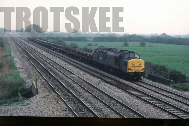 35MM SLIDE BR British Railways Diesel Loco Class 37 37203 1988 Original ...