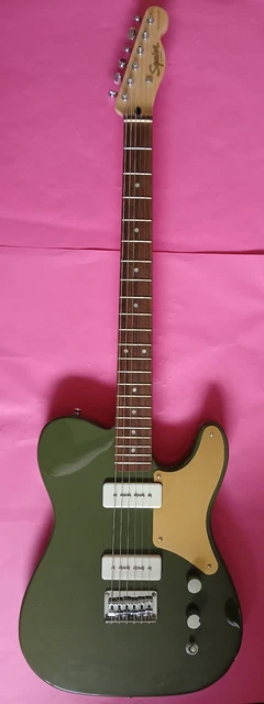 SQUIER FSR PARANORMAL Cabronita Telecaster Baritone Guitar - Olive ...