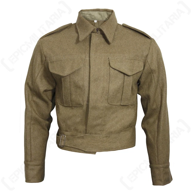 WW2 BRITISH ARMY 37 Pattern Battle Dress Jacket -Reproduction Wool ...
