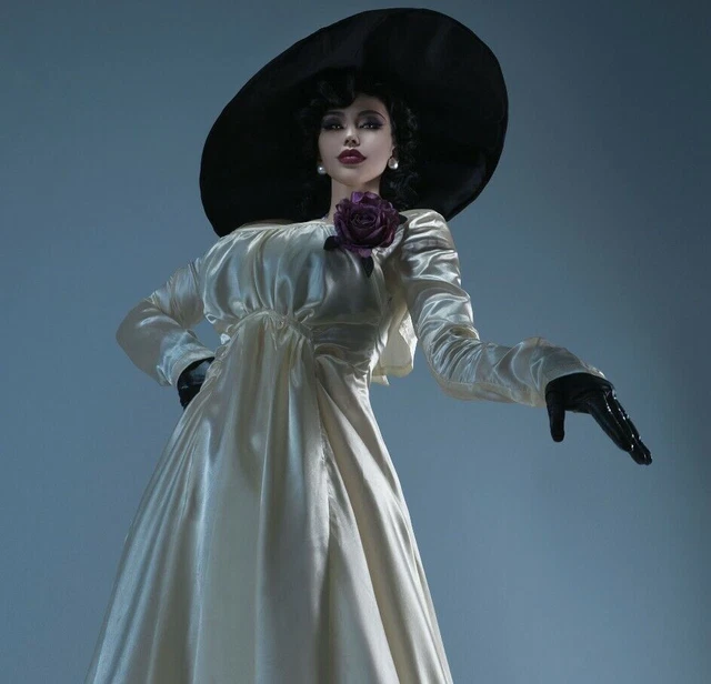 RESIDENT EVIL VILLAGE Alcina Dimitrescu Cosplay Costume Outfits ...