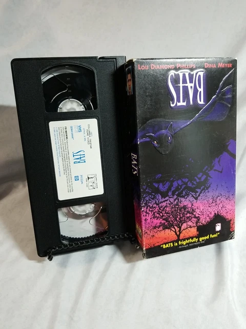 BATS LOU DIAMOND Phillips 1999 VHS RARE ORIG HTF OOP Horror Sci-Fi ...