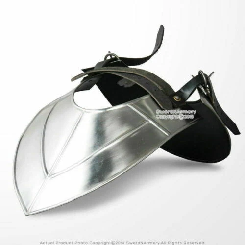 MEDIEVAL KNIGHT 18G Steel Neck Guard Armor Roleplay Halloween Item £120 ...
