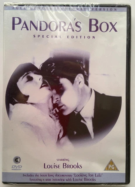 PANDORA'S BOX SPECIAL Edition DVD Second Sight Louise Brooks 1929 NEW ...
