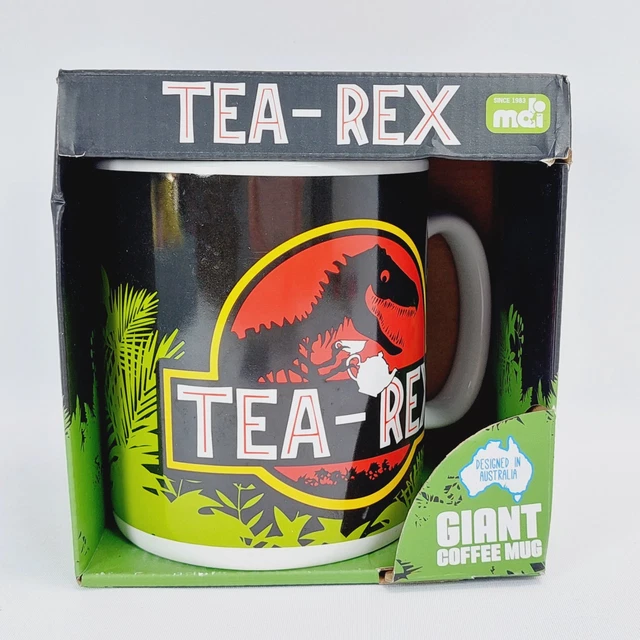 NEW TEA-REX MEGA Mug Dinosaur T-Rex Tea Coffee Ceramic 900ml Novelty ...