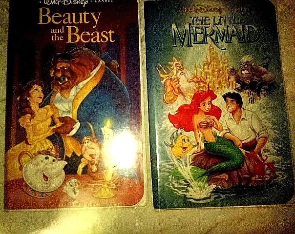 BLACK DIAMOND CLASSIC Disney’s BEAUTY & THE BEAST VHS & THE LITTLE MERMAID Lot 2 £35.45 ...
