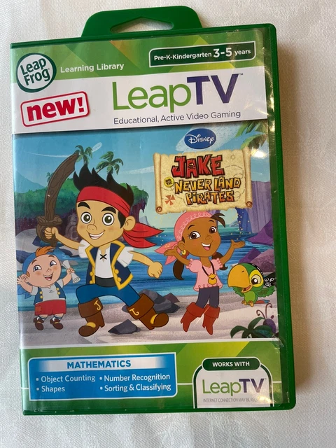 LEAPFROG LEAP TV Jake and the Never Land Pirates Educational Video Game ...