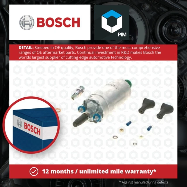 FUEL PUMP FITS FIAT UNO 146 In Line 1.3 1.4 85 to 93 Bosch 60779188 ...
