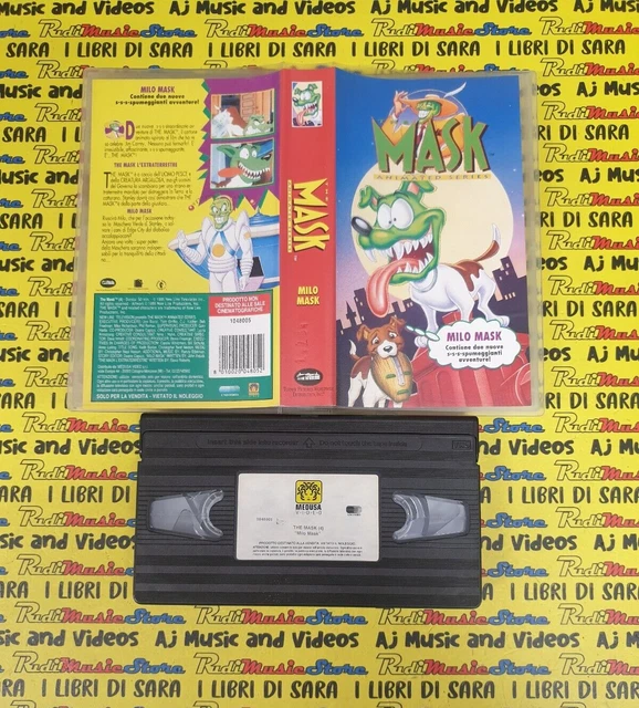 VHS FILM THE MASK ANIMATED SERIES 4 milo mask 1995 MEDUSA 1048005 (F274 ...
