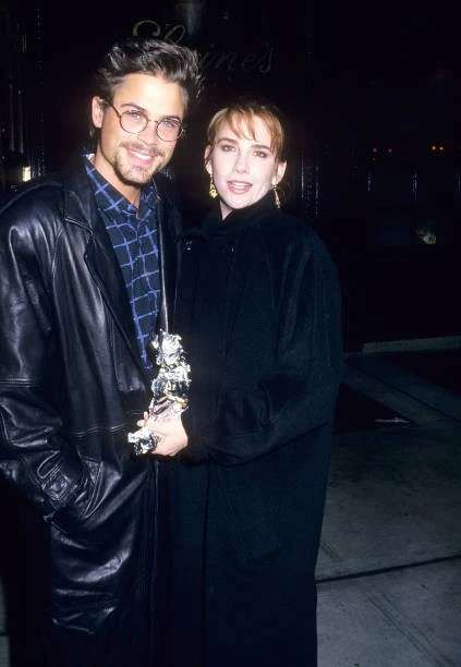 ACTOR ROB LOWE actress Melissa Gilbert on October 8 1987 dine at E- Old ...