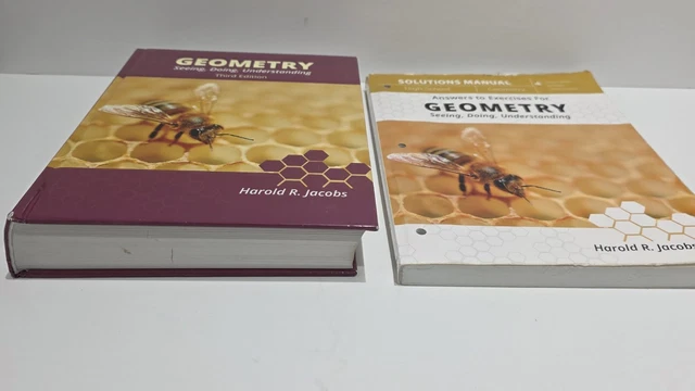 JACOBS GEOMETRY 3RD ed, 2017, Textbook & Solutions Manual, Master Books ...