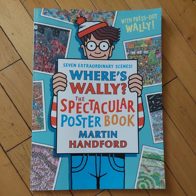 WHERE'S WALLY? SPECTACULAR Poster Book. Extra Large (55cm tall) Puzzle ...