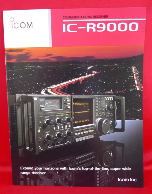 ICOM IC-R9000 COMMUNICATIONS Receiver Sales Brochure $9.99 - PicClick