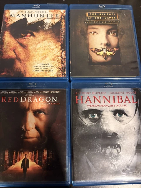 HANNIBAL LECTER BLU-RAY Lot Including Manhunter Horror blu-rays $90.00 ...