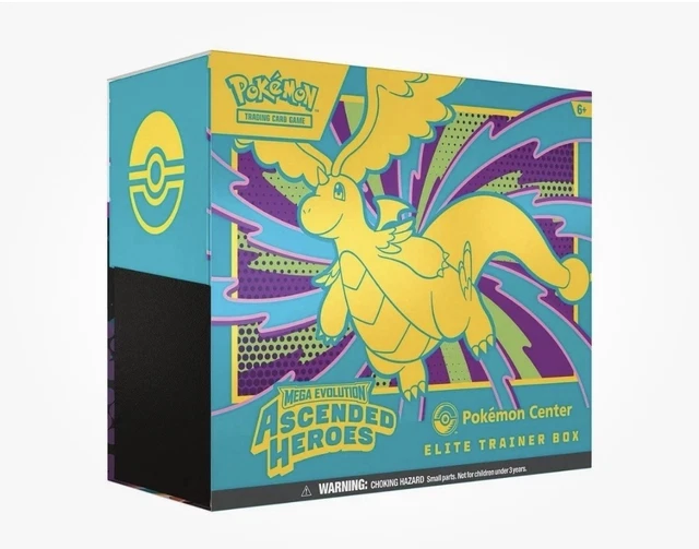 POKÉMON TCG: ASCENDED Heroes POKEMON CENTER Elite Trainer Box ETB x2 ...