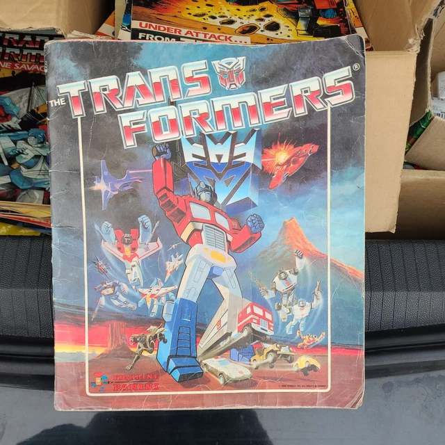 TRANSFORMERS 1986 PANINI sticker album-100% complete £4.99 - PicClick UK