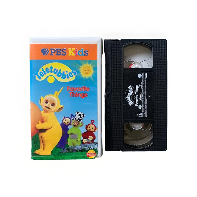TELETUBBIES - FAVORITE Things (VHS, 1999) PBS Kids Vintage Hard Case £5 ...