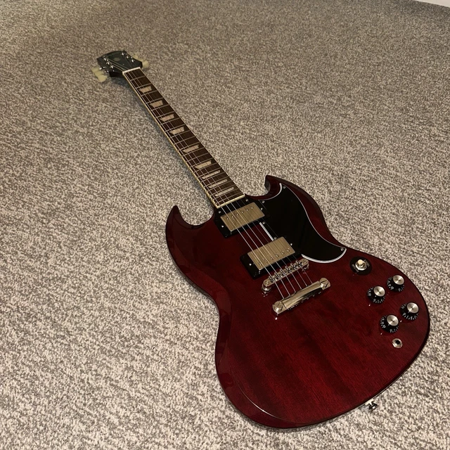 EPIPHONE SG STANDARD 60s Dark Wine Red UK Exclusive £588.08 - PicClick UK