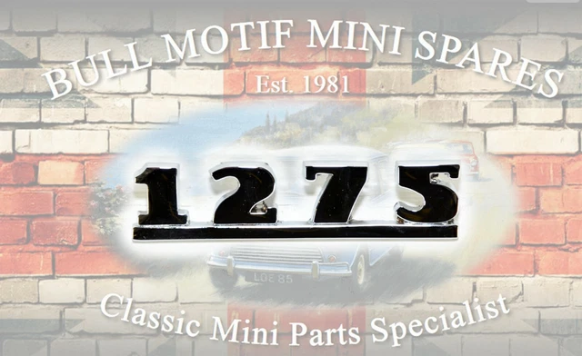 CLASSIC MINI BADGE - 1275 BOOT MK2 COOPER S (Genuine Heritage) ALA6696 ...