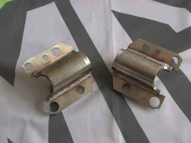 MGTF MG TF 2x Uprated Front & Rear Subframe Rear Mounts Stainless ...