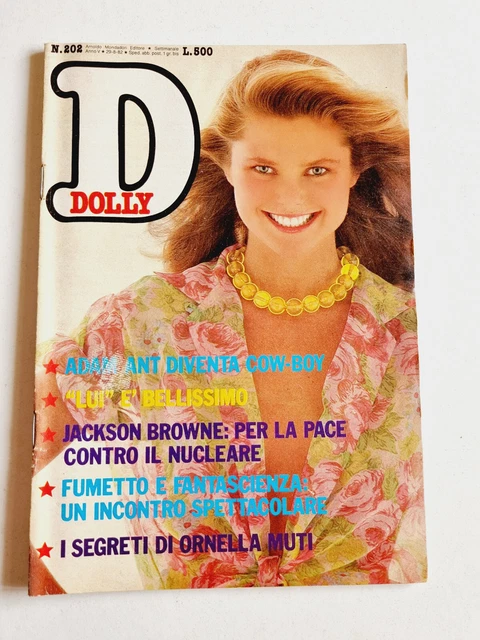 MAGAZINE DOLLY 202-1982 +Affiche Adam Ant-John Belushi-Mia Martini ...