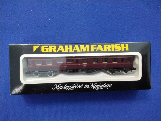 N GAUGE GRAHAM Farish B.r.buffet Coach No.0751 - 1106 £20.00 - PicClick UK