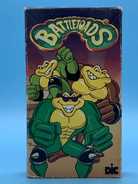 VINTAGE (VHS, 1992, DIC) Battletoads Pilot - Zits/Rash/Pimple/Dark ...