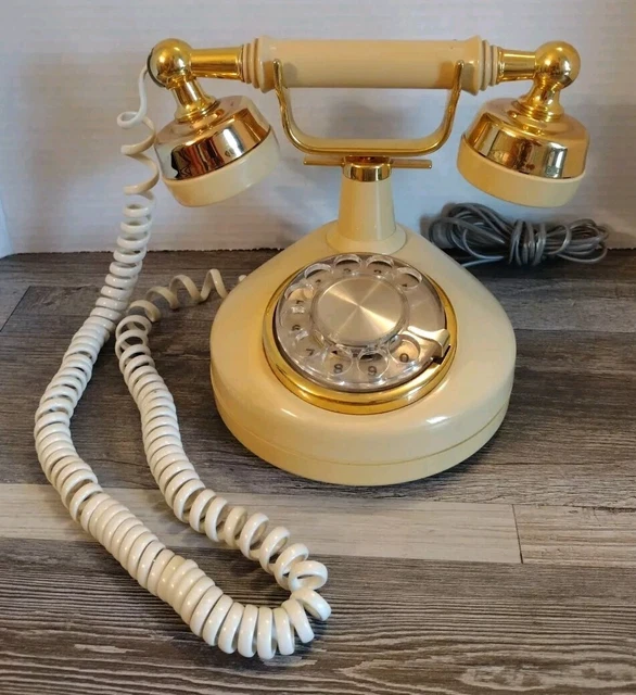 WESTERN ELECTRIC ROTARY Dial Princess French Style Telephone Desk Phone ...