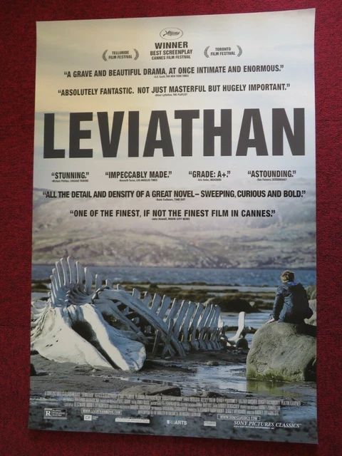 LEVIATHAN US ONE Sheet Rolled Poster Aleksey Serebryakov Elena Lyadova ...