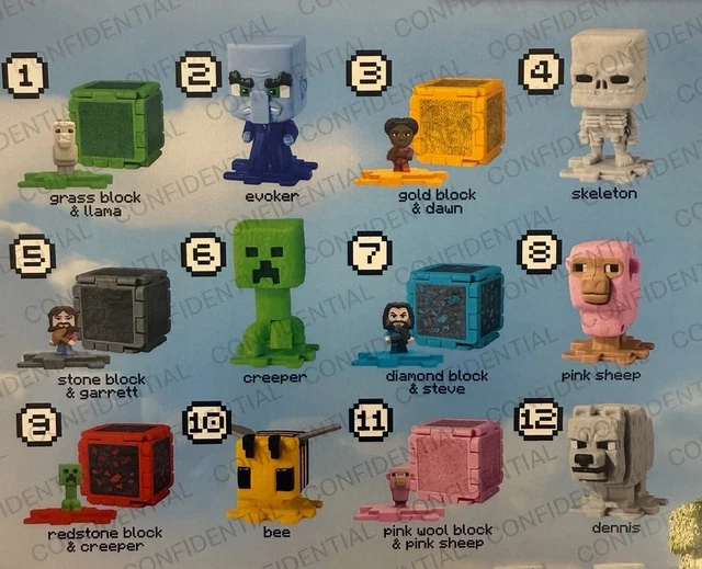 MCDONALD’S 2025 A Minecraft Movie Kids HM Toys Full Set of 12 NEW ...