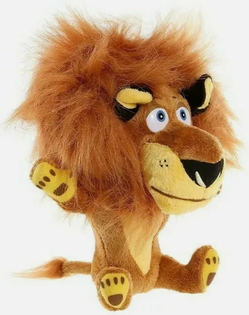MADAGASCAR ALEX THE Lion Original Dreamworks Big Headz Lion Plush Toys ...