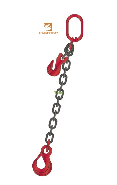 ELINGUE CHAINE 1 brin 8mm CMU 2000kg Crochet à chape mit Kettenkürzer ...