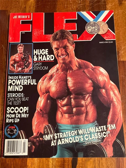 FLEX BODYBUILDING MUSCLE magazine GARY STRYDOM 3-89 £11.84 - PicClick UK