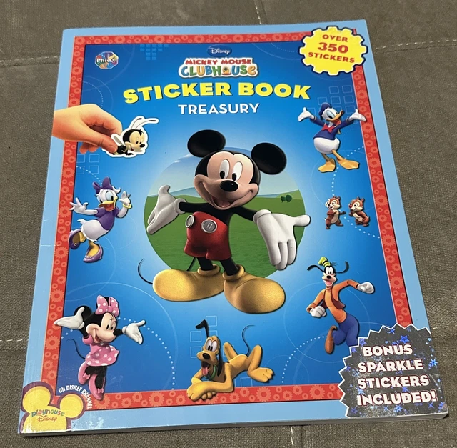 DISNEY MICKEY MOUSE Clubhouse Sticker Book Treasury 6 Bks In 1 Phidal ...