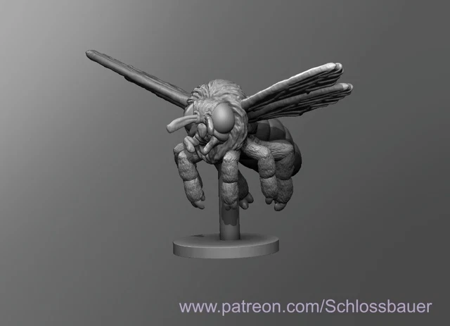 BOON INSECT BUG Bee Monster Manual 28mm Scale DND D&D Miniature SB $10. ...