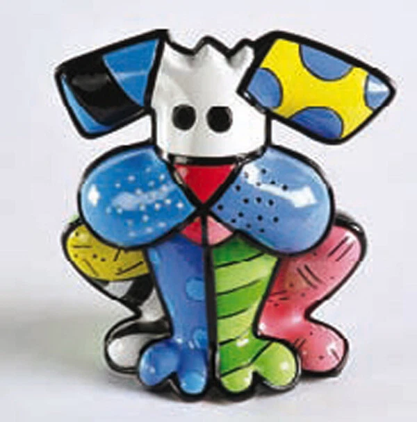 ROMERO BRITTO &&TERRIER&& lim. + number., certificate £65.43 - PicClick UK