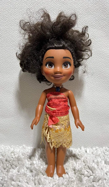 DISNEY ANIMATORS 14& Talking Singing Moana Doll Light Up Necklace £12. ...