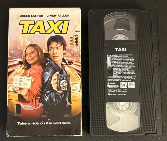 TAXI VHS VIDEO Tape Comedy Queen Latifah Jimmy Fallon (2004 Used) £86. ...