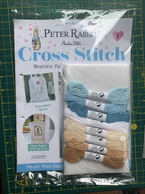 #1 HACHETTE BEATRIX Potter Peter Rabbit Cross Stitch Collection Issue 1 ...
